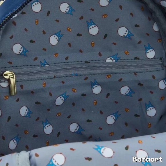 Studio Ghibli | Bags | My Neighbor Totoro Umbrella Fuzzy Mini Backpack ...